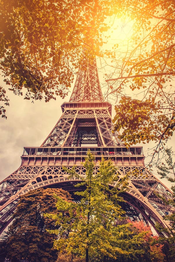 Eiffel Tower stock photo. Image of steel, tourism, famous - 61928386