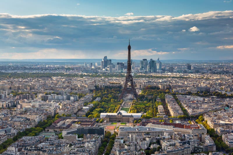 Eiffel Tower in Paris at Sunset. France Stock Photo - Image of city ... Eiffel Tower in Paris at Sunset. France Stock Photo - Image of city ...