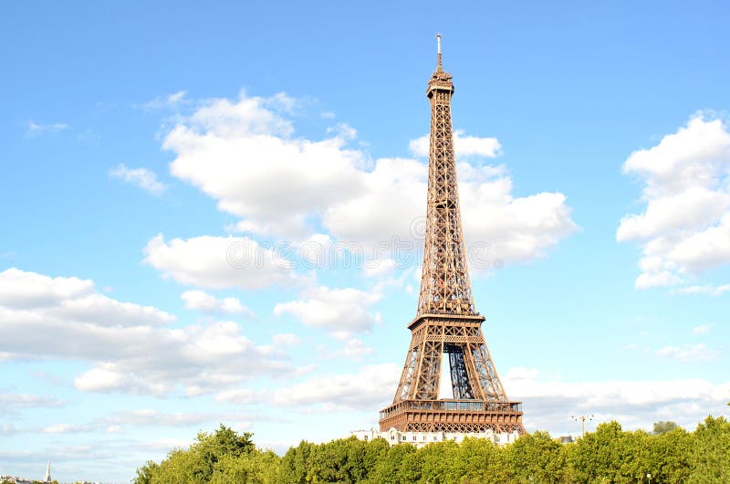 Eiffel tower, paris stock photo. Image of perfect, blue - 51100866
