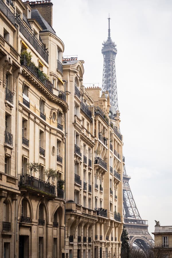 The Eiffel Tower Revealed Behind the Magnificent Building in Paris ...