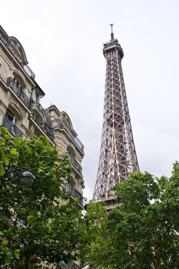 Eiffel Tower stock image. Image of metropolis, architecture - 73140701