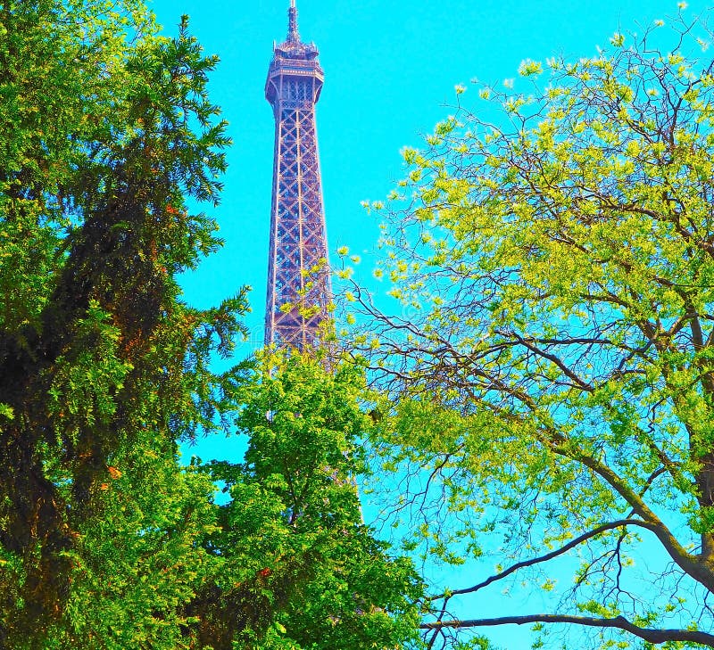Eiffel Tower with Spring Tree in Paris, France Stock Image - Image of ... Eiffel Tower with Spring Tree in Paris, France Stock Image - Image of ...