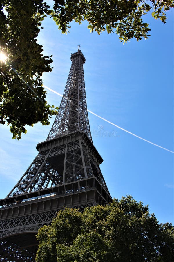 Eiffel Tower stock image. Image of architecture, building - 98595169