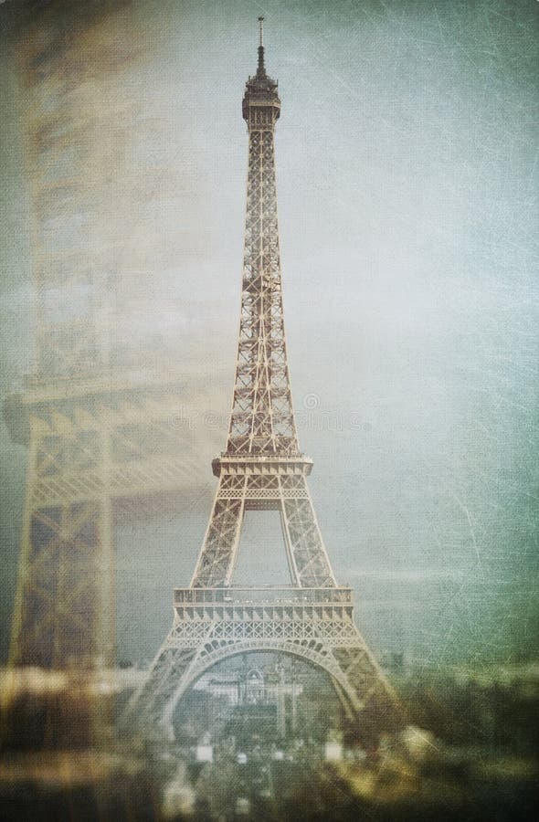 Eiffel Tower stock image. Image of landmark, tower, texture - 44591571