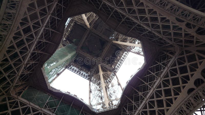 Eiffel Tower View from Below Editorial Photo - Image of france, river ...