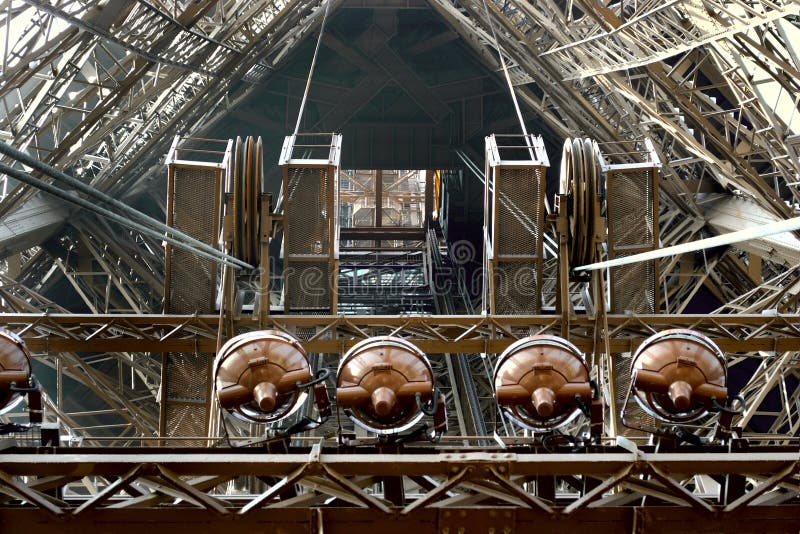 The Eiffel Tower stock image. Image of design, metal - 161291387