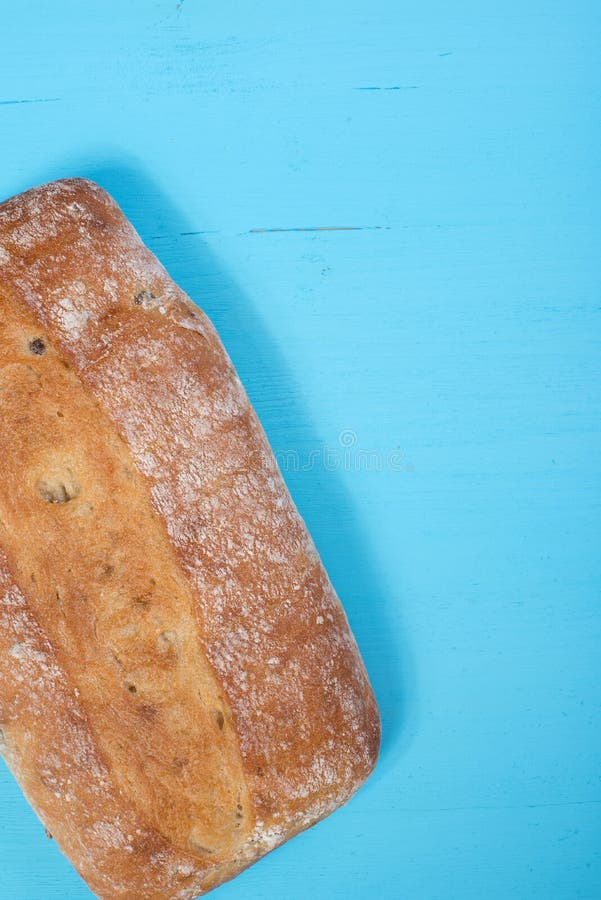 Eigengemaakt Rustiek Ciabatta-Brood Stock Afbeelding - Image of ...