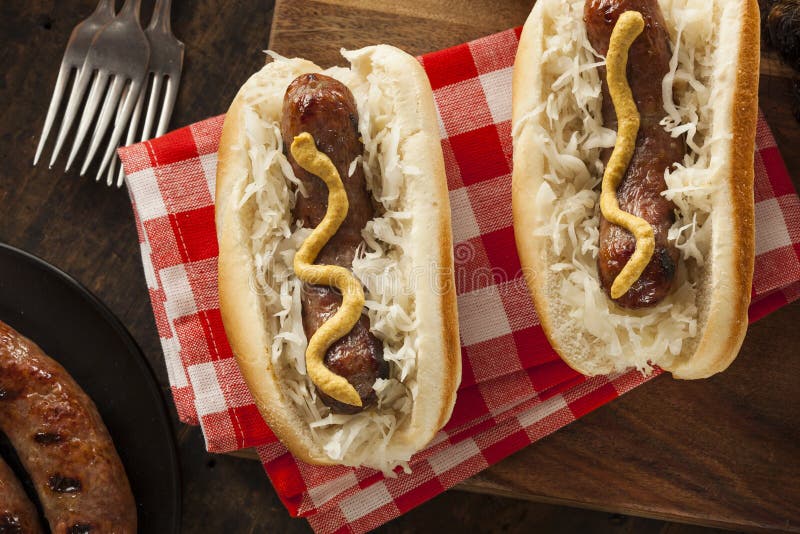 Braadworst stock afbeelding. Image of brood, duitsland - 9447231