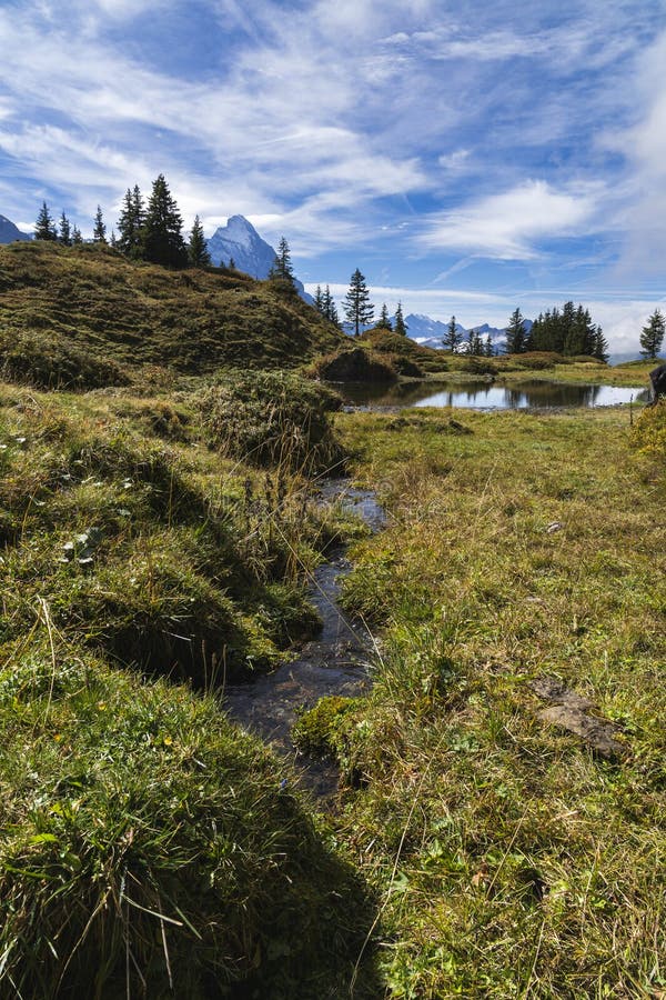 Eiger North Face - Spectacular Views from Multiple Angles Stock Image ...