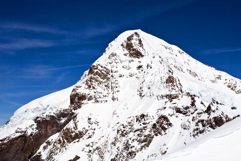 Eiger Peak in the Jungfrau Region Stock Photo - Image of hiking, blue ...