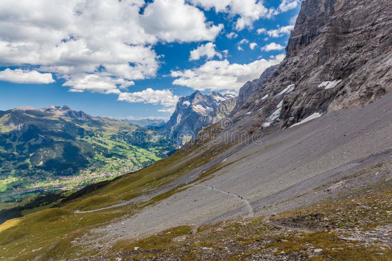 Mount Eiger stock image. Image of berne, jungfrau, switzerland - 26740713