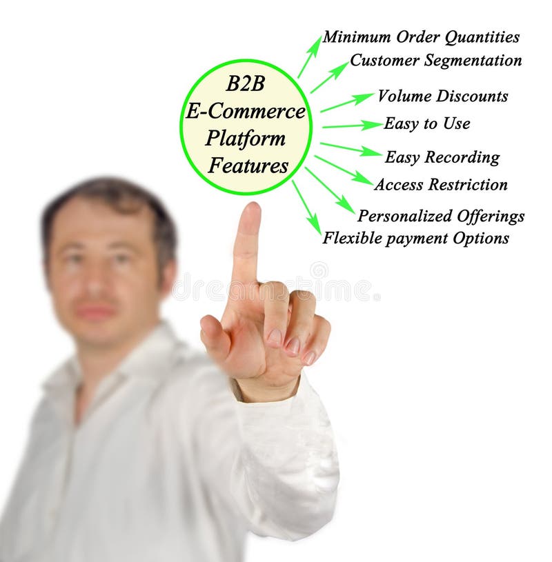 B2B E-Commerce Platform Features Stock Photo - Image of access, recording: 338205298