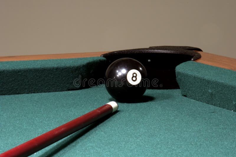 Eight Ball stock photo. Image of reflection, billiards - 9187090