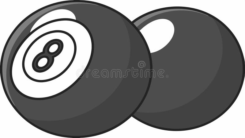 Eight Ball Billiards Pool Game Spheres Vector Design Generative AI ...