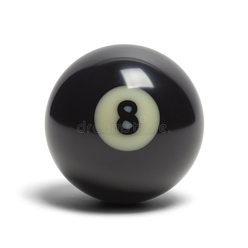 Eight Ball stock image. Image of number, game, black - 43787489