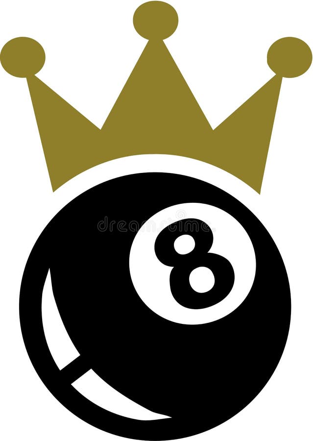 Eight Ball Crown Stock Illustrations – 100 Eight Ball Crown Stock ...