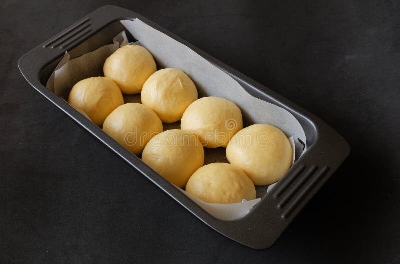 Preparing Brioche for Baking Stock Photo - Image of eight, sour: 233313544
