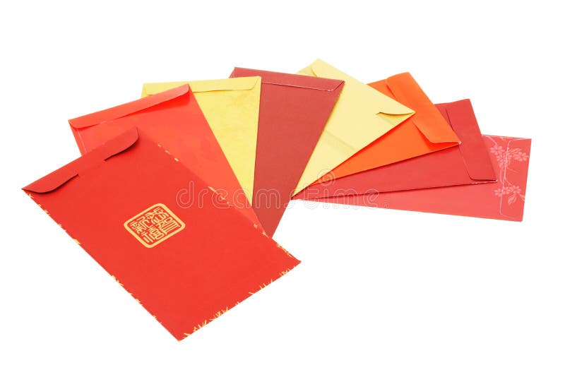 Two Chinese New Year Gift Bags Stock Photo - Image of celebration, knot ...