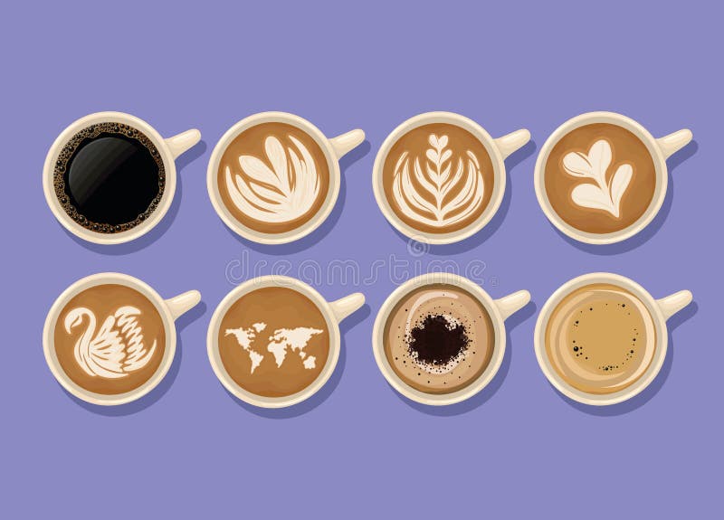 Eight Coffee Cups Stock Illustrations – 121 Eight Coffee Cups Stock ...