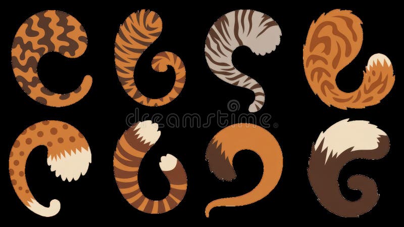 Eight Different Black Christian Crosses. Stock Illustration ...