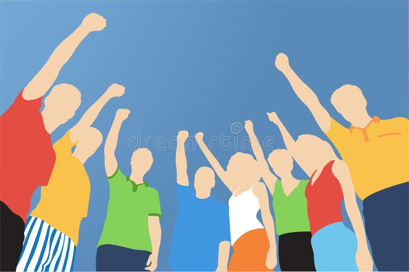 Abstract sketch of Friends stock vector. Illustration of hand - 21394178