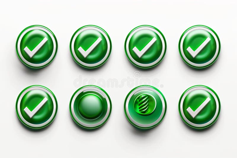 Glossy Green Buttons Symbols Stock Illustrations – 7,886 Glossy Green ...