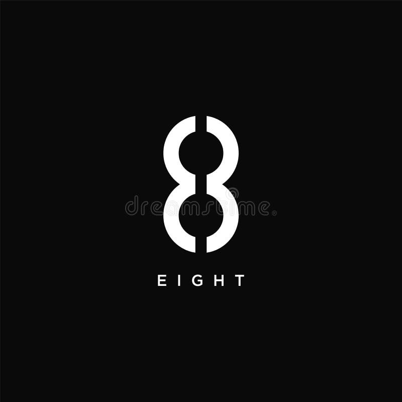Eight 8 logo icon vector stock vector. Illustration of branding - 194739379