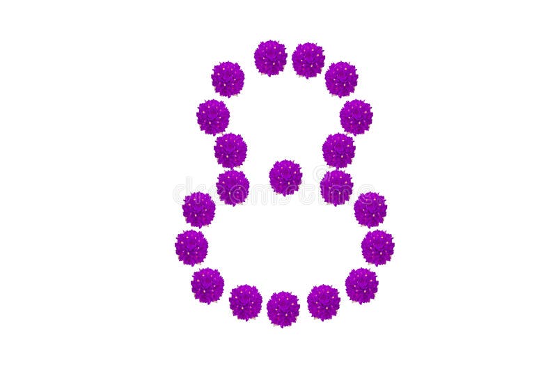 Eight stock photo. Image of magenta, white, flora, botanical - 56917614