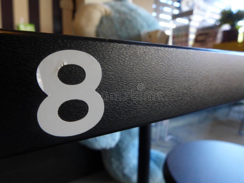 Eight number stock image. Image of table, numeracy, black - 46410875