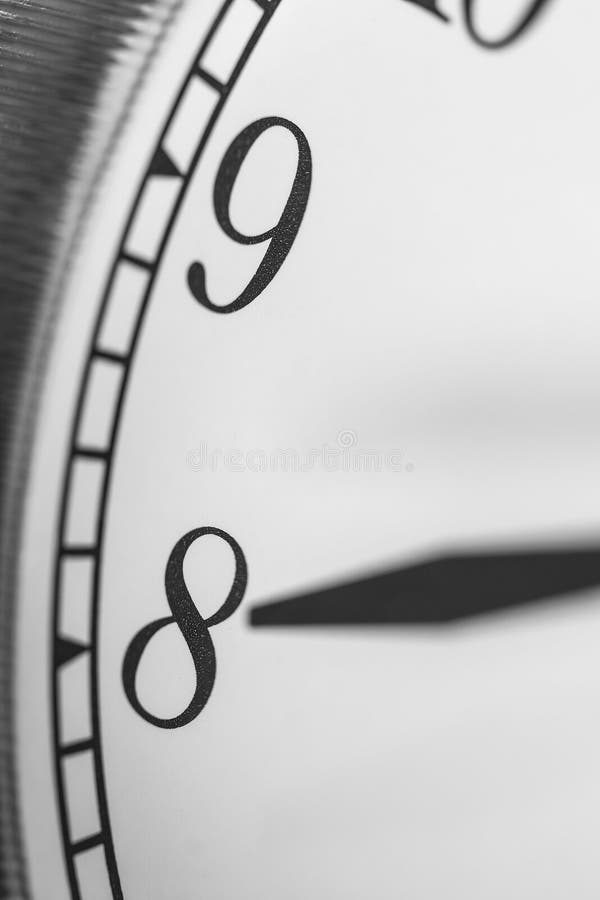 Eight O`clock on Clock Face Stock Image - Image of eight, black: 215856109