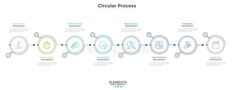 Modern Infographic Template Stock Vector - Illustration of option ...