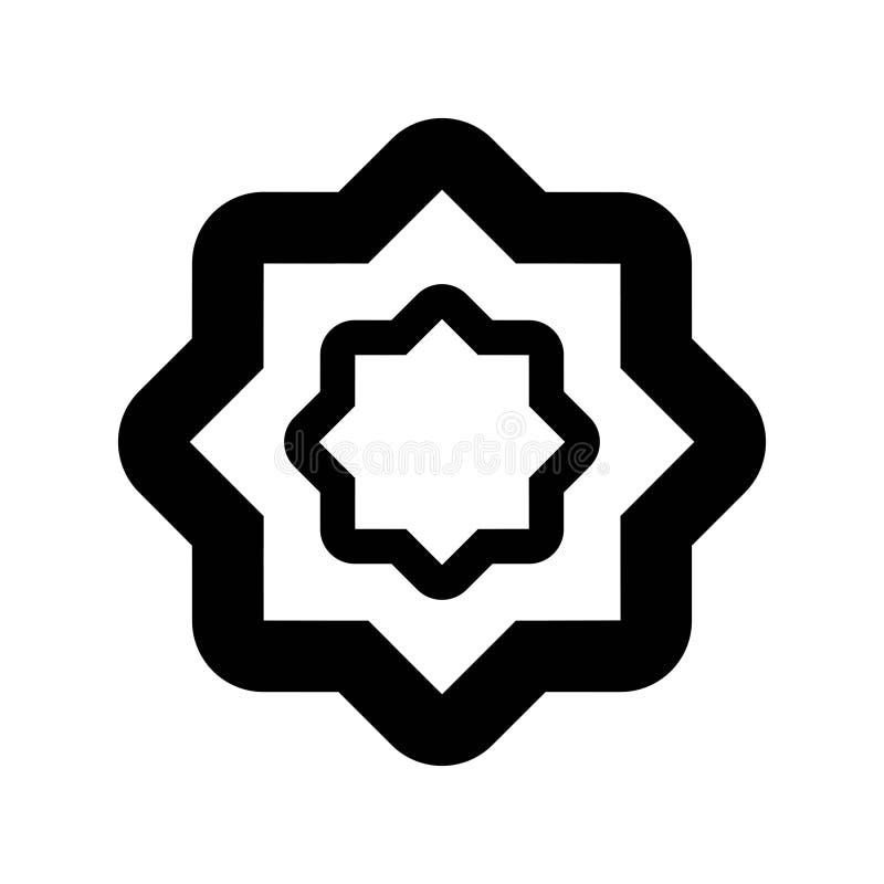 Eight point star icon stock vector. Illustration of button - 310201578