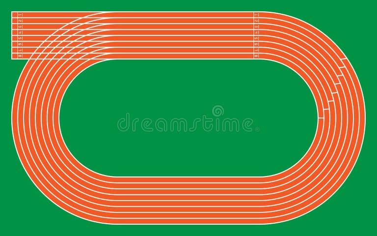Running Race Tracks Stock Illustrations – 231 Running Race Tracks Stock ...