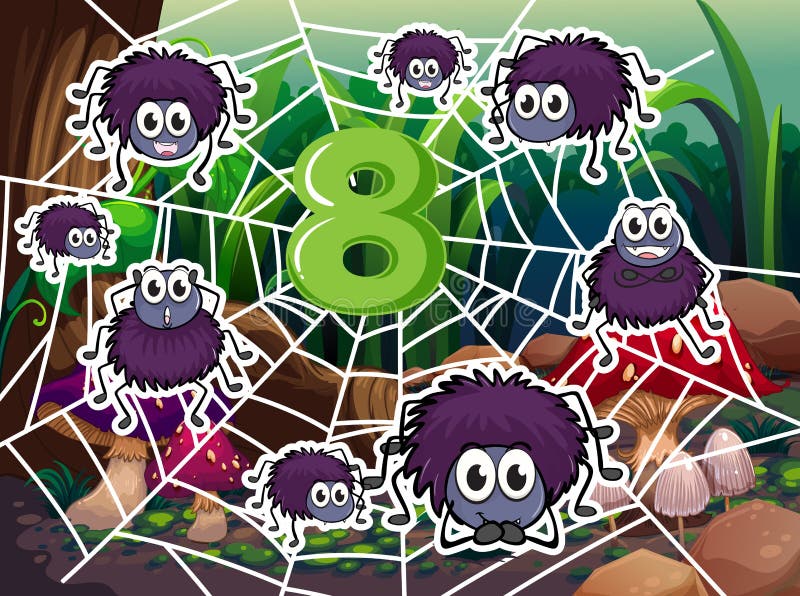 Eight Insect Silhouettes stock vector. Illustration of mosquito - 2743541