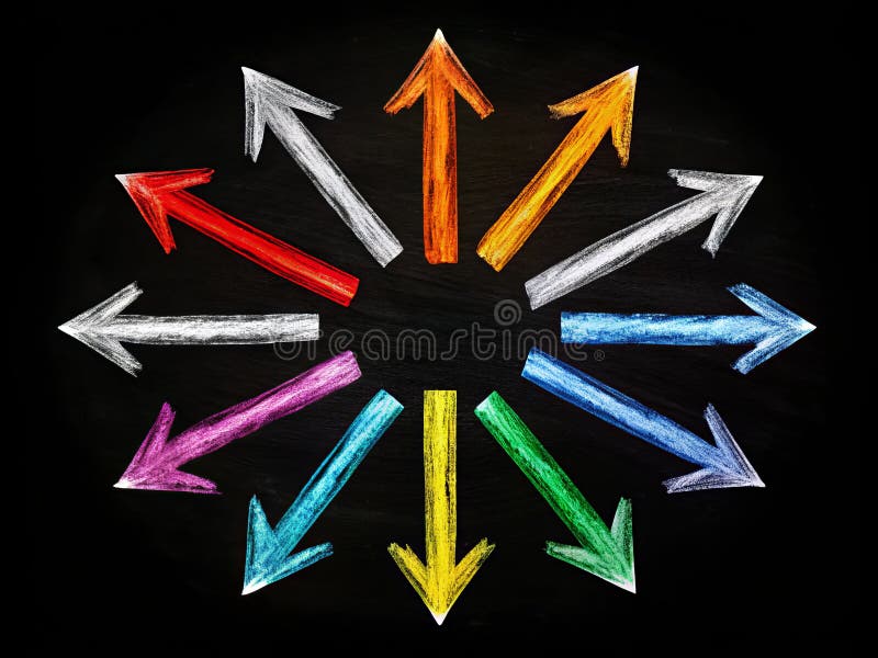 Eight Unique HandDrawn Arrow Variants for Design Inspiration Isolated ...