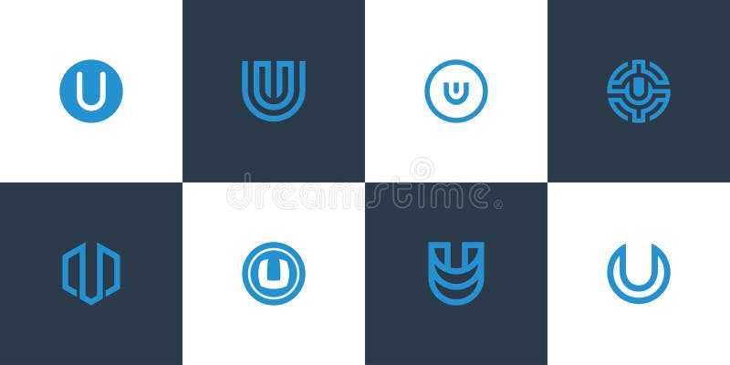 Eight Unique Letter U Logo Designs, Modern and Minimalist Style ...
