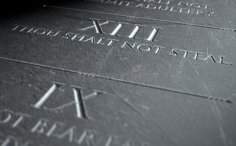 Ten Commandments 3d Stock Illustrations – 212 Ten Commandments 3d Stock ...