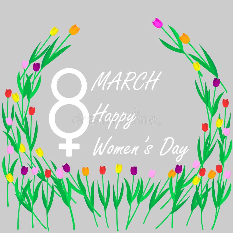 The Eighth of March, International Women`s Day, Stock Vector ...