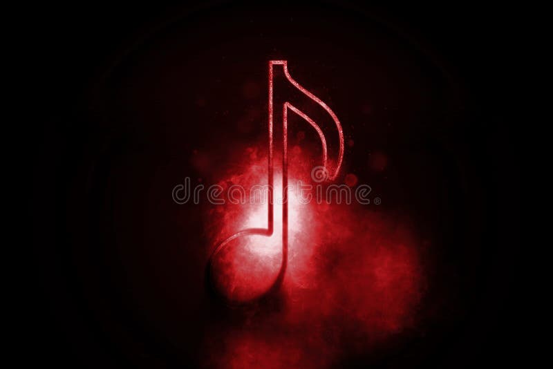 Eighth Note Symbol, Music Background Stock Photo - Image of classical ...
