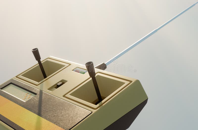 Eighties Retro Remote Control Stock Illustration - Illustration of ...