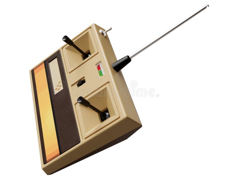 Eighties Retro Remote Control Stock Illustration - Illustration of ...