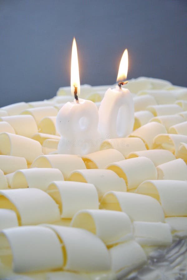Eightieth birthday stock photo. Image of candles, years - 52028100
