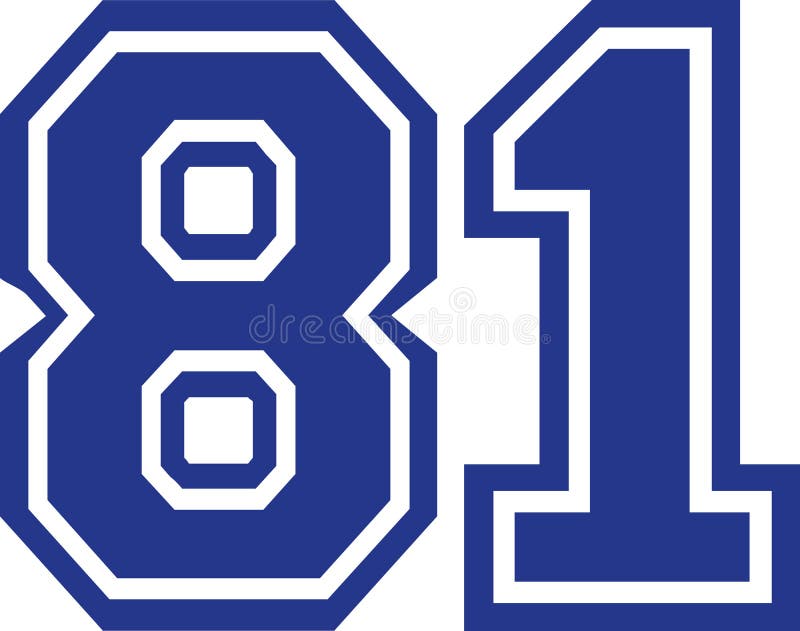 Numeral 81 Stock Illustrations – 40 Numeral 81 Stock Illustrations ...