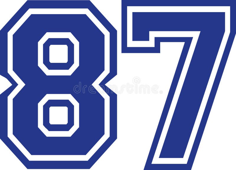 Numeral 87 Stock Illustrations – 49 Numeral 87 Stock Illustrations ...