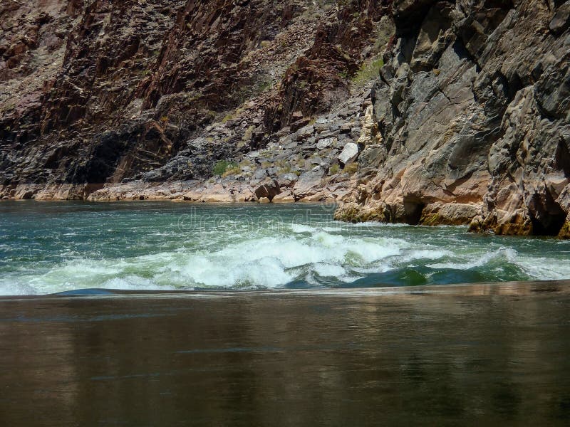 Eighty-Three Mile Rapid Grand Canyon Stock Photo - Image of river ...