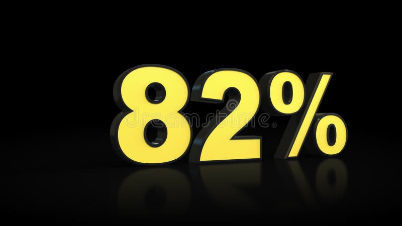 82 Percent stock illustration. Illustration of balance - 2466075