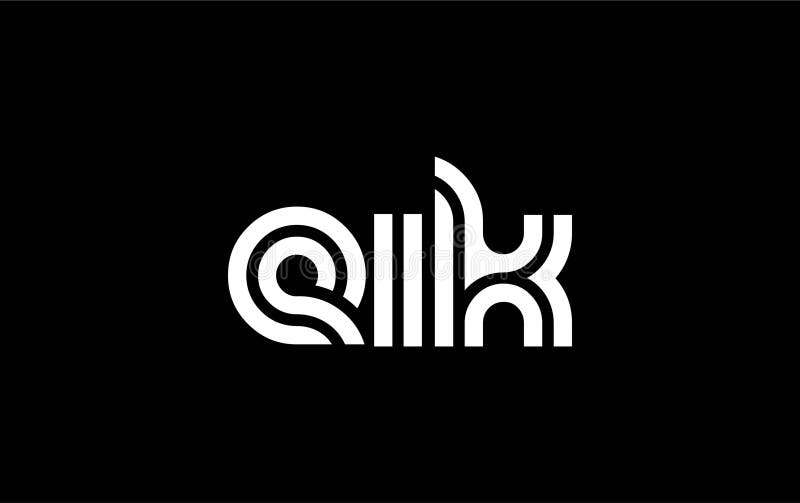 EIK Creative Unique Modern Letter Logo Design Stock Vector ...