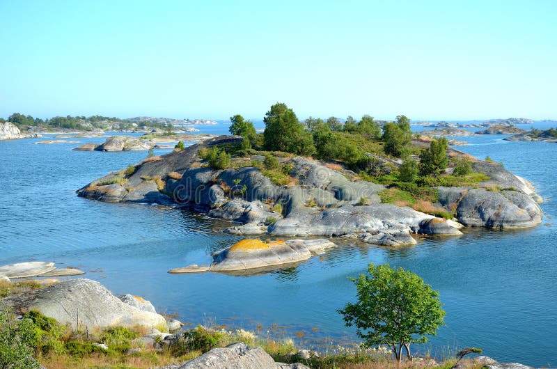 Het Stadhuis Van Stockholm En Blauwe Hemel Stock Afbeelding - Image of ...