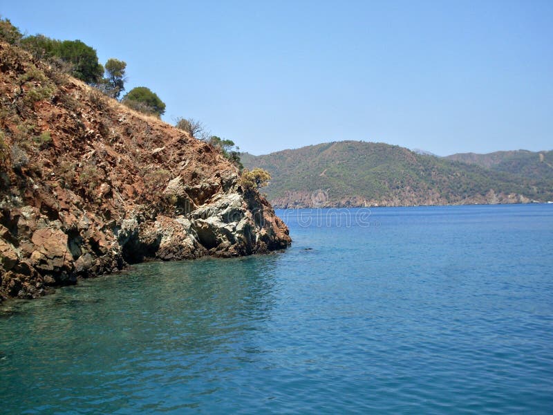 Eilanden in Middellandse Zee Turkije Stock Afbeelding - Image of ...