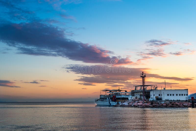 Eilat bay editorial photo. Image of dusk, relaxing, biew - 54719076
